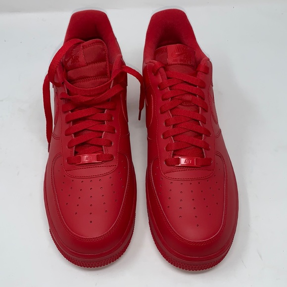 Nike | Shoes | Nike Air Force Triple Red Mens | Poshmark